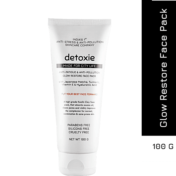 Buy Detoxie Anti-Fatigue & Anti-Pollution Glow Restore Face Pack Online at Best Price of Rs 346. ...