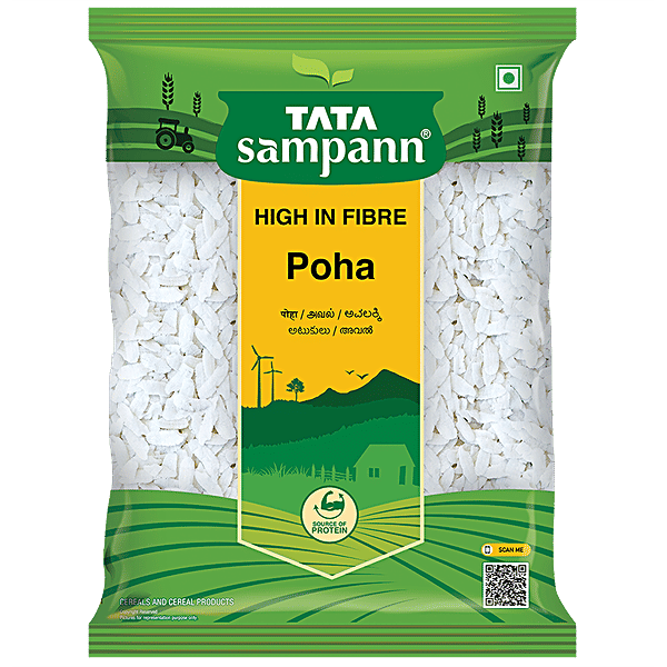 Buy Tata Sampann High in Fibre Poha(Thick) Online at Best Price of Rs ...