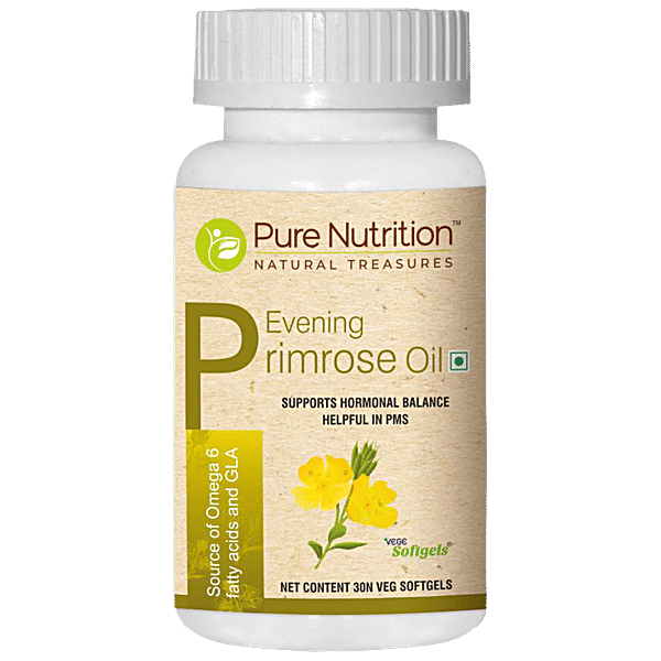 Buy Pure Nutrition Evening Primrose Oil Veg Softgel Capsule - Rich In ...