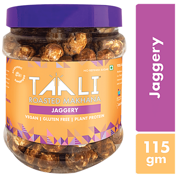 Buy TAALI Roasted Makhana - Rich In Plant Protein, Gluten-Free, Jaggery ...