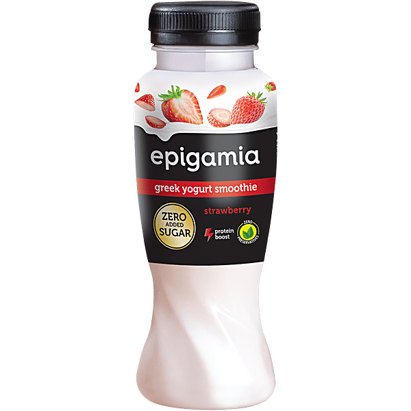 Buy Epigamia Smoothie - Zero Added Sugar, Strawberry Online at Best ...