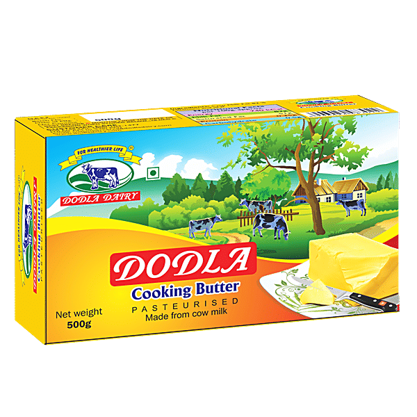 Buy Dodla Cooking Butter - Pasteurised, Made From Cow's Milk, 100% ...