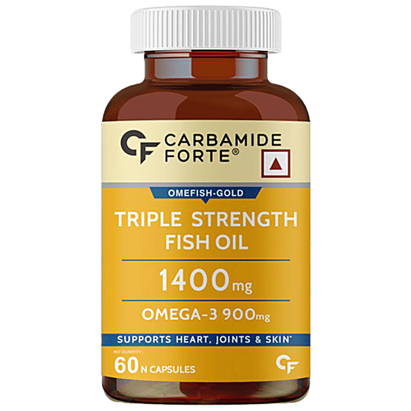Buy Carbamide Forte Triple Strength Fish Oil 1400mg + Omega 3 Softgel ...