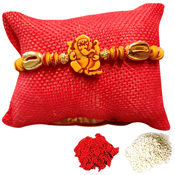 Buy Creative Space Ganpati Moti Rakhi Online at Best Price of Rs 39 ...