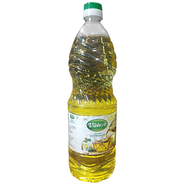 Buy Vibhor Refined Soyabean Oil - With Vitamin A, D & E, Healthy & Lite ...
