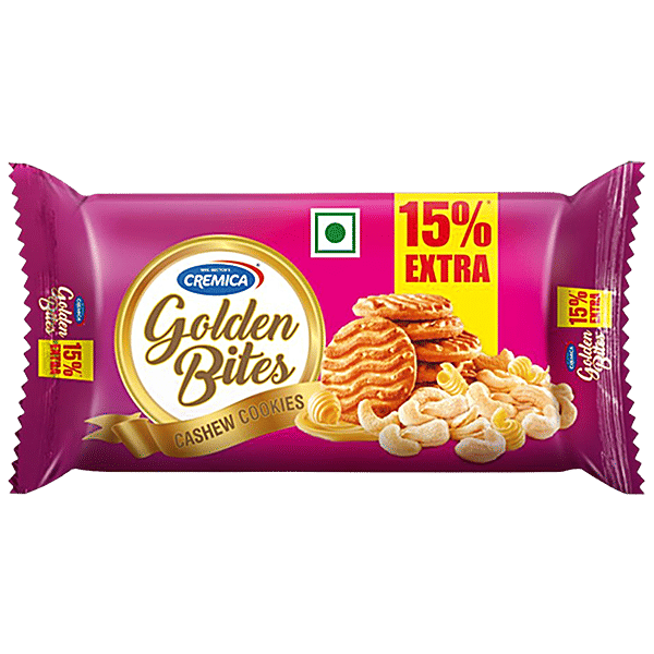 Buy Cremica Golden Bites Cashew Cookies Online at Best Price of Rs 10 ...