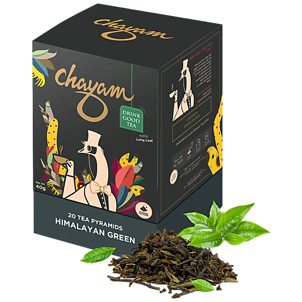 Buy Chayam Pure Himalayan Green Tea - Premium Whole Leaf Online at Best ...