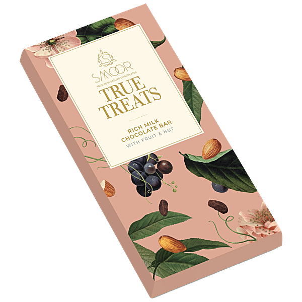 Buy Smoor True Treats - Rich Milk Chocolate Bar With Fruit & Nut Online ...