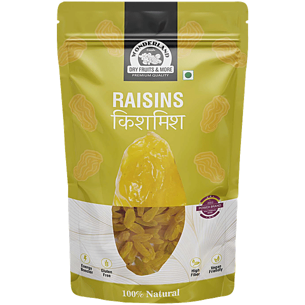 Buy Wonderland Foods Raisins/Kishmish - Rich In Fibre, Improves ...
