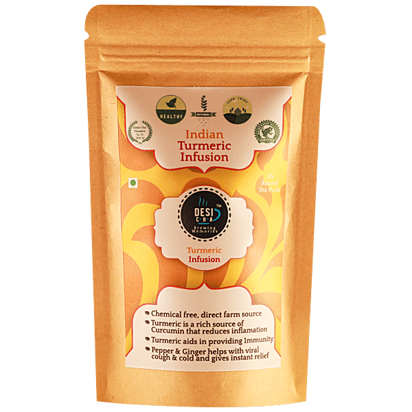 Buy Desi Cha Indian Turmeric Infusion - Immunity Boosting Online at Best Price of Rs 295 - bigbasket