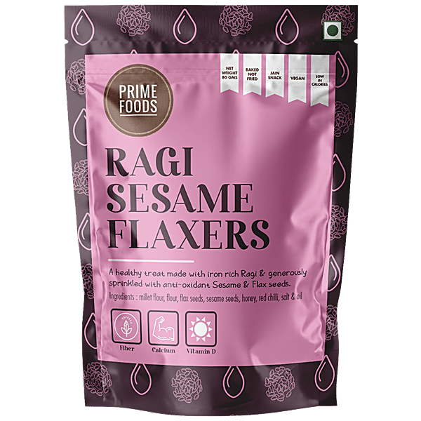 Buy Prime Foods Ragi Sesame Flaxers Online at Best Price of Rs 130 ...