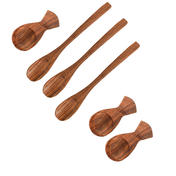 Buy Bamboooz Wooden Spice Spoon Set - Eco Friendly, Reusable Online at ...