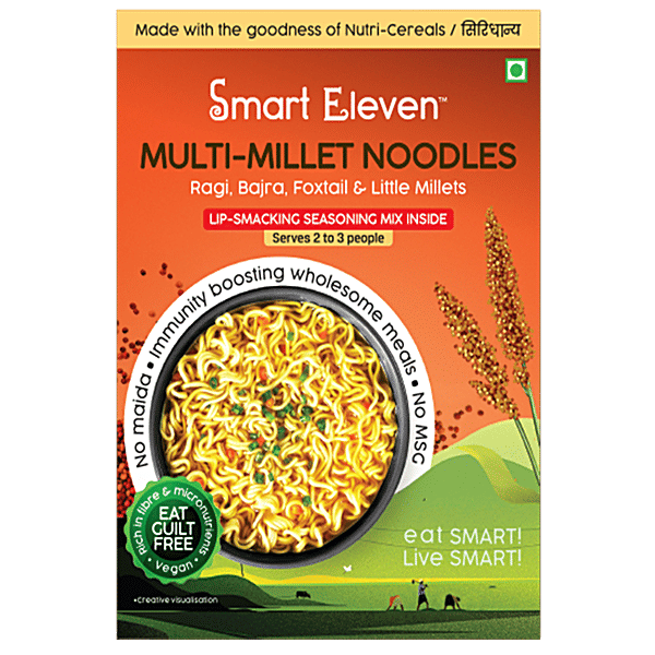 Buy Smart Eleven Noodles - Multi Millet Online at Best Price of Rs 96 ...