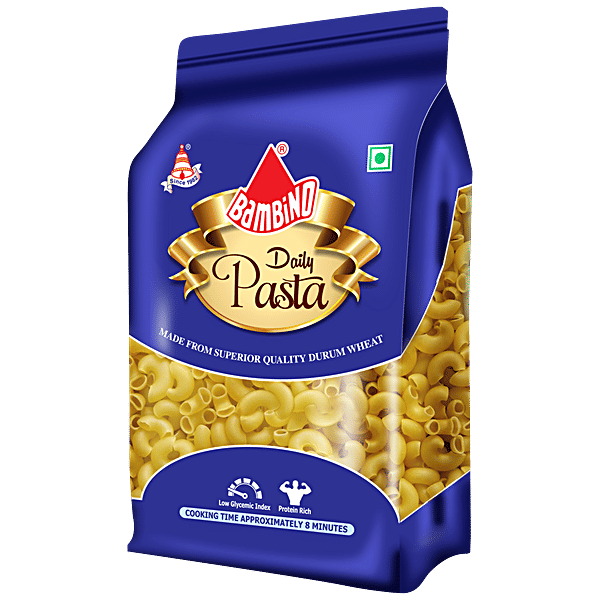 Buy Bambino Daily Pasta - Made From Durum Wheat, Elbow Online at Best ...