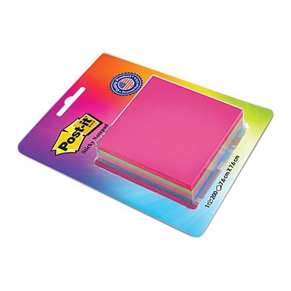 Buy Post-It Super Sticky Notes - For Reminders & Lists, Multicolour ...