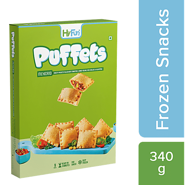 Buy HyFun Mexicano Puffets - Frozen Pockets, Ready To Fry Online at ...