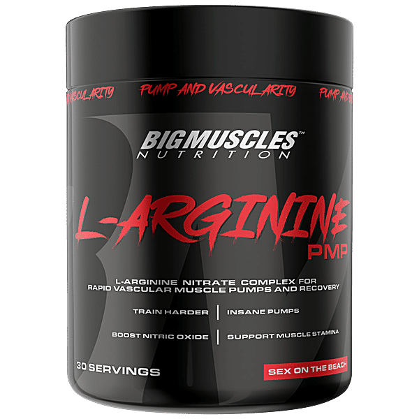 Buy Bigmuscles Nutrition L-Arginine PMP Powder - Sex On The Beach, For ...