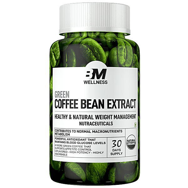 Buy Bigmuscles Nutrition Green Coffee Bean Extract 1000 mg Tablets ...
