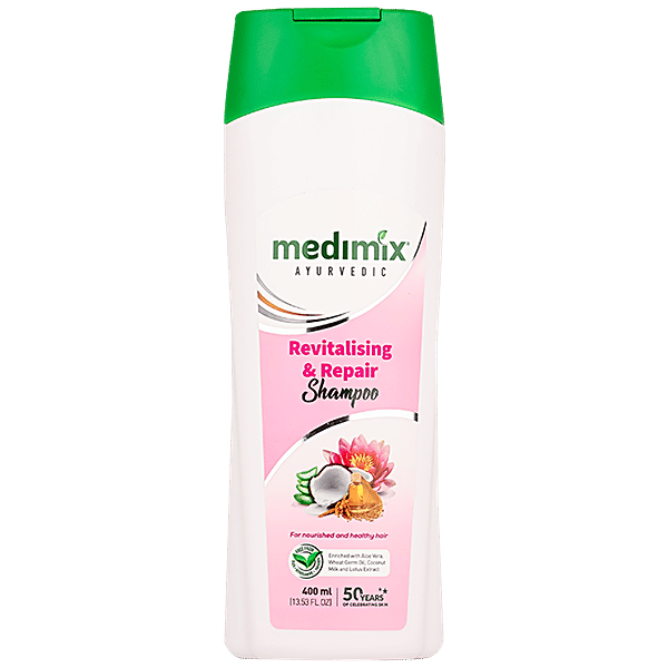 Buy Medimix Ayurvedic Revitalising & Repair Shampoo - Paraben & Gluten ...