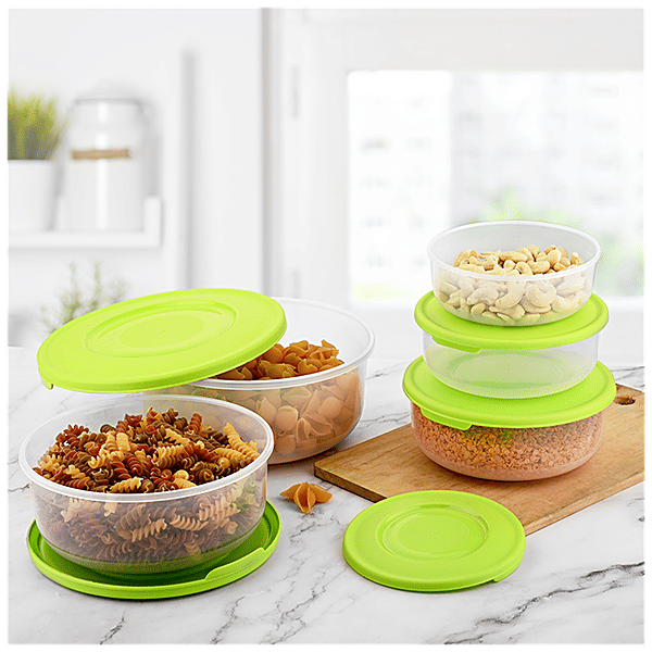 Buy Asian Dryfruit/Pasta Plastic Storage Dabba/Containers Set Super ...