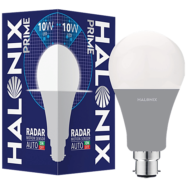 Buy Halonix LED Bulb - Prime, 10W Radar Motion Sensor, Auto On-Auto Off ...