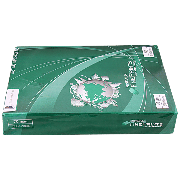 Buy Bindal Fine Prints Paper - 70 GSM, A4 Size, Eco Friendly Online at ...