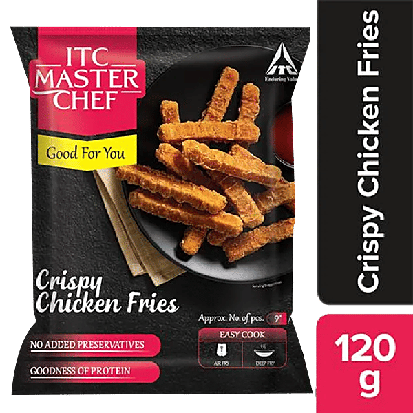 Buy ITC Master Chef Crispy Chicken Fries - Easy Cook Snack, Rich In Protein Online at Best Price ...