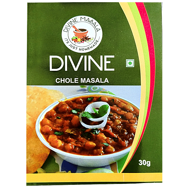 Buy DIVINE MASALA Blended Powdered Spice Mix - Chole Masala Online at ...