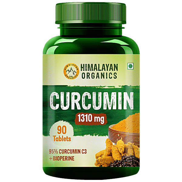 Buy Himalayan Organics Curcumin Tablets - With Inflammatory Properties ...