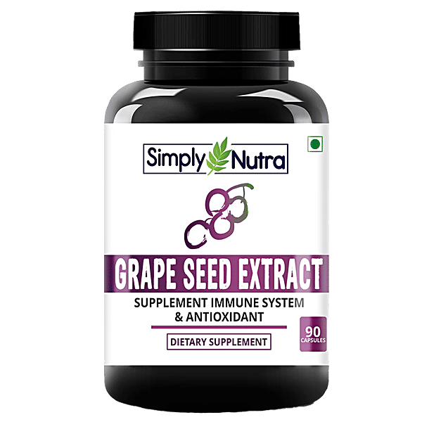 Buy Simply Nutra Grape Seed Extract Dietary Supplement - For The Immune ...