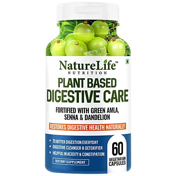Buy Nature Life Nutrition Plant Based Digestive Care Dietary Supplement ...