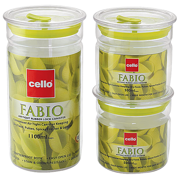Buy Cello Plastic Storage Container - Fabio , Green Online at Best ...