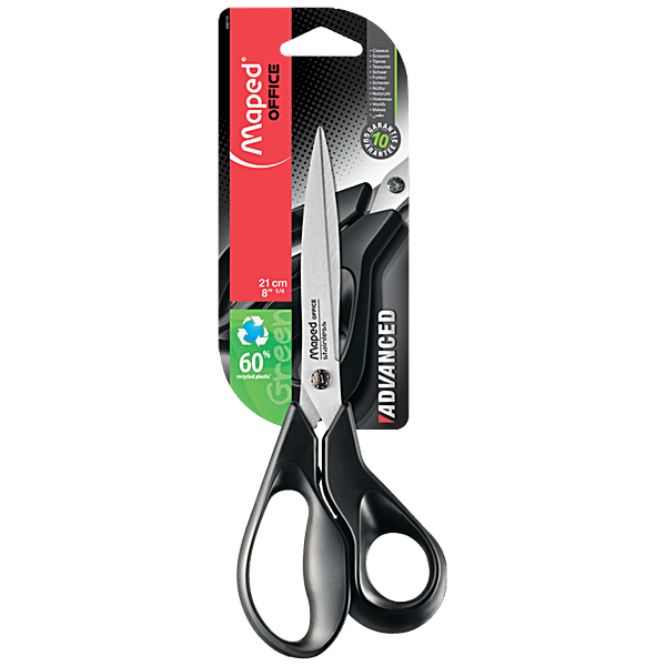 Buy Maped Office Scissors - Advance Green, 21cm, For Cutting Paper ...