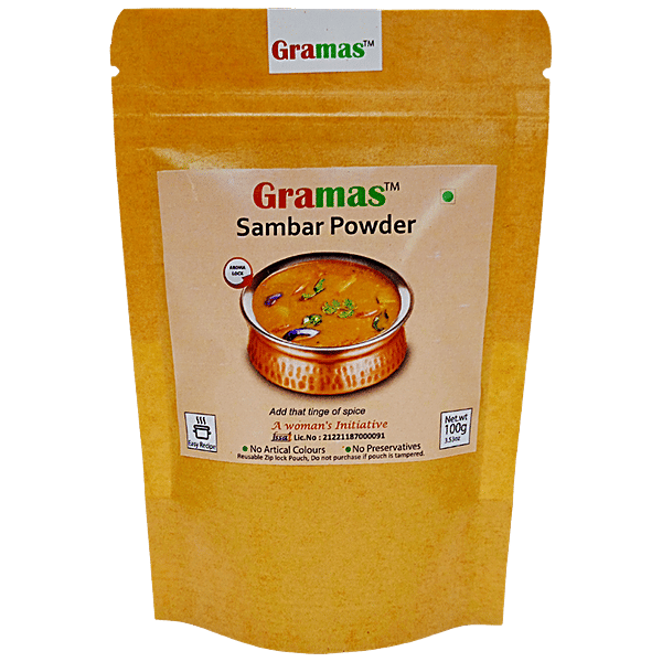 Buy Gramas Spices Sambar Powder - Rich In Vitamins, Minerals, Iron ...