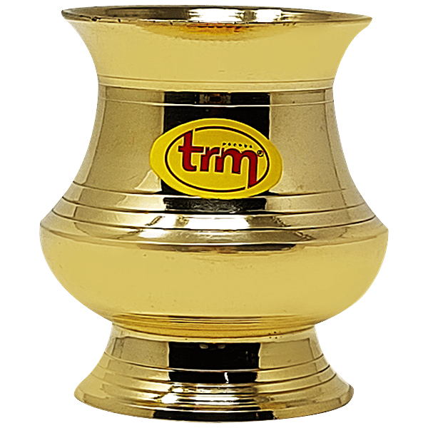 Buy Trm Pooja Jal Lota/ Pot - Brass Metal, Small Size , For Worship Use ...