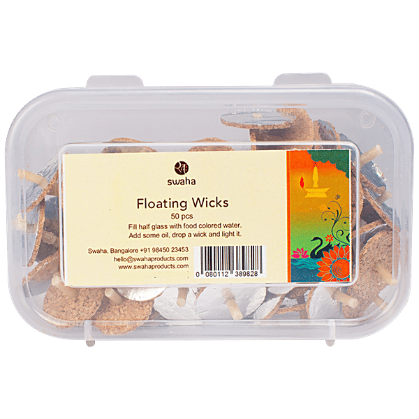 Buy Swaha Floating Wicks - Long-Lasting, Highly Durable, Easy To Use ...