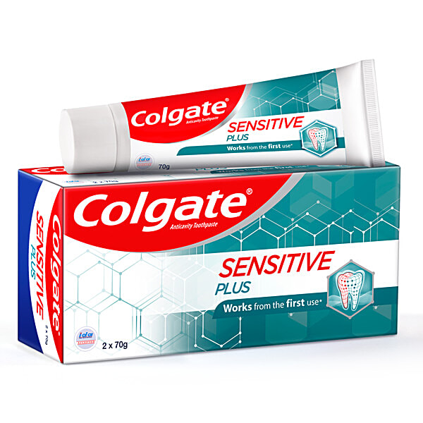 Buy Colgate Sensitive Plus Toothpaste - With Pro Argin Formula, For ...