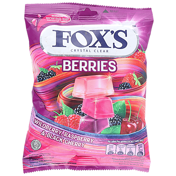 Buy Nestle Fox Crystal Clear Berries Candy - With Black Cherry, Wild ...