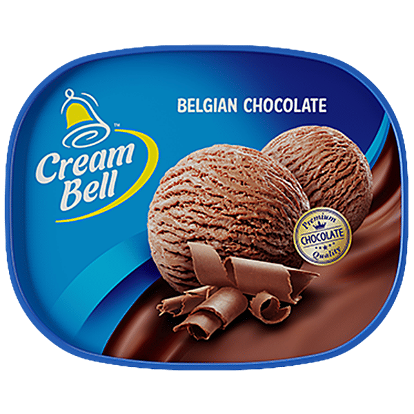 Buy Cream Bell Ice Cream - Belgian Chocolate Flavour, With Fruits ...