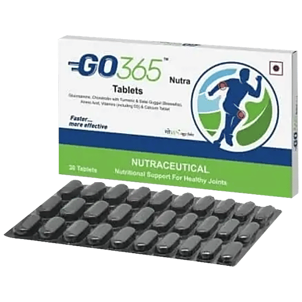 Buy GO365 Nutra Tablet - Nutraceutical Supplement, For Healthy Joint ...