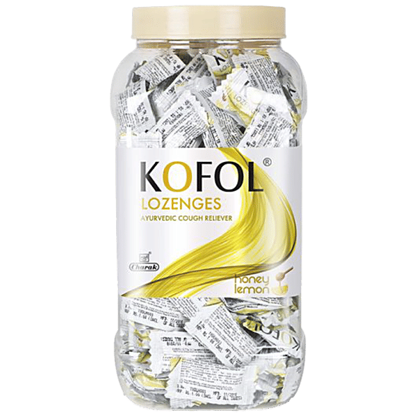 Buy KOFOL Lozenges - Ayurvedic Cough Reliever, Honey & Lemon Flavour ...