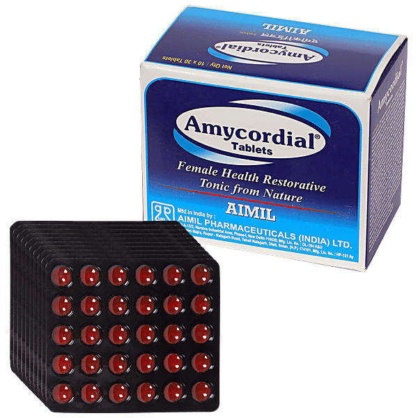 Buy Aimil Amycordial Tablets - Restores Health, Natural Tonic For ...