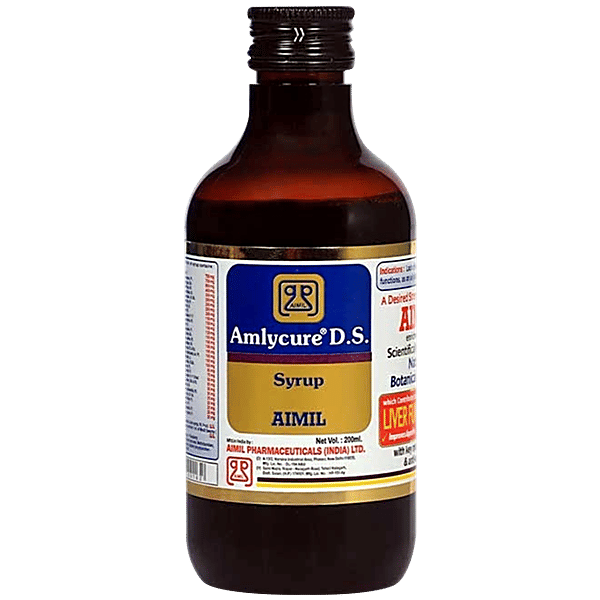 Buy Aimil Amlycure Syrup - Antioxidant Rich, For Liver Care & Immune ...