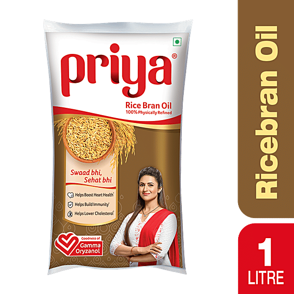 Buy Priya Rice Bran Oil - 100% Physically Refined Online at Best Price of Rs 129.19 - bigbasket