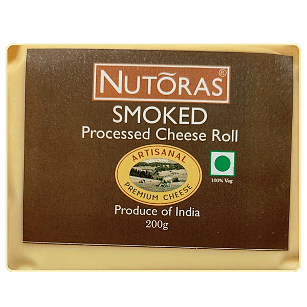 Buy NUTORAS Smoked Processed Cheese Roll - Pure, Natural, Healthy ...