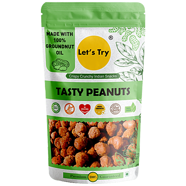 Buy Let's Try Tasty Peanuts - Crispy, Crunchy, High In Quality Online ...