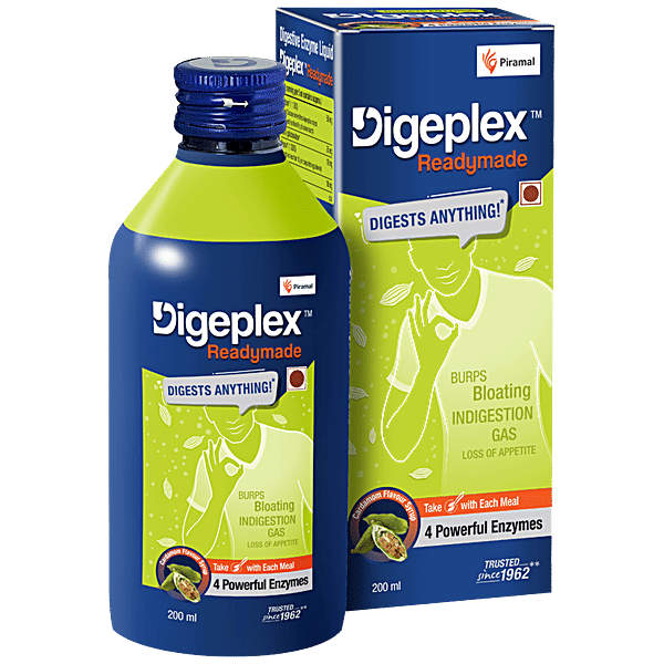 Buy Digeplex Readymade Digestive Syrup - Provides Relief From Bloating ...