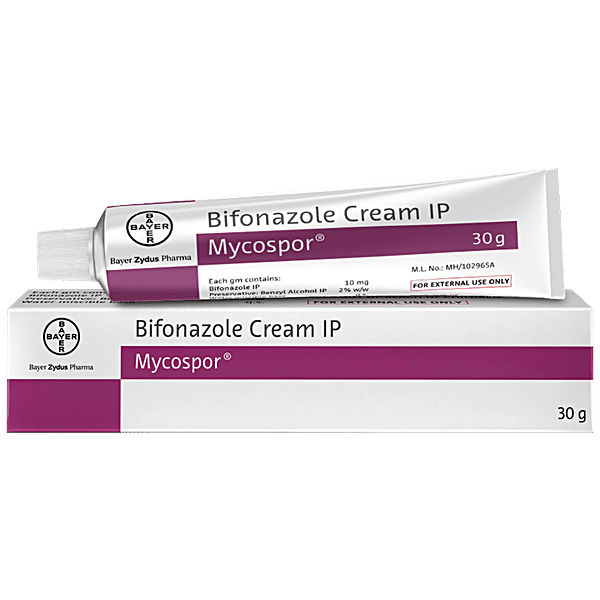 Buy Mycospor Bifonazole Cream IP - Treats Fungal Skin Infections Online ...