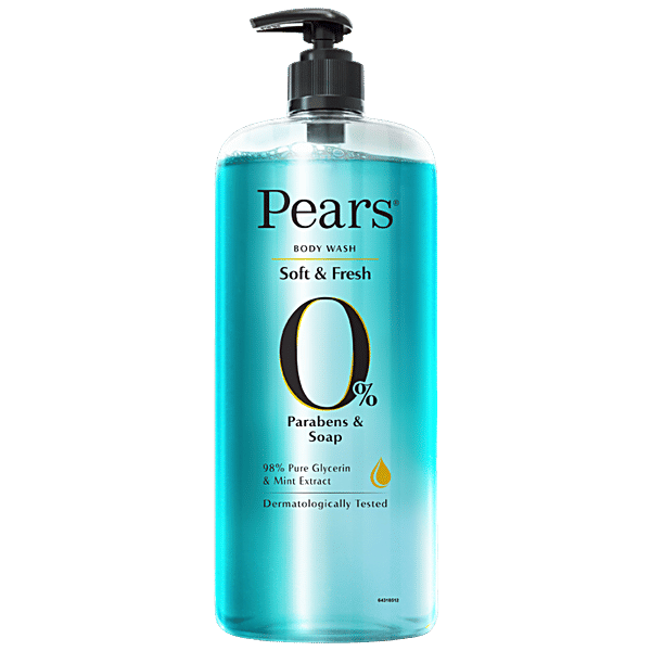 Buy Pears Soft & Fresh Shower Gel - Glycerine, Mint Extract, Paraben ...