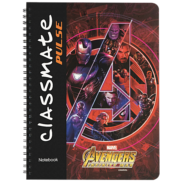 Buy Classmate Pulse Notebook - Unruled, Spiral Binding, 267 mm x 203 mm ...